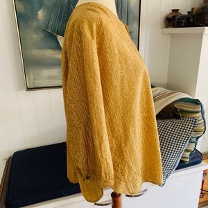 Vintage | Tops | Vintage Gold Metallic Tunic | Poshmark